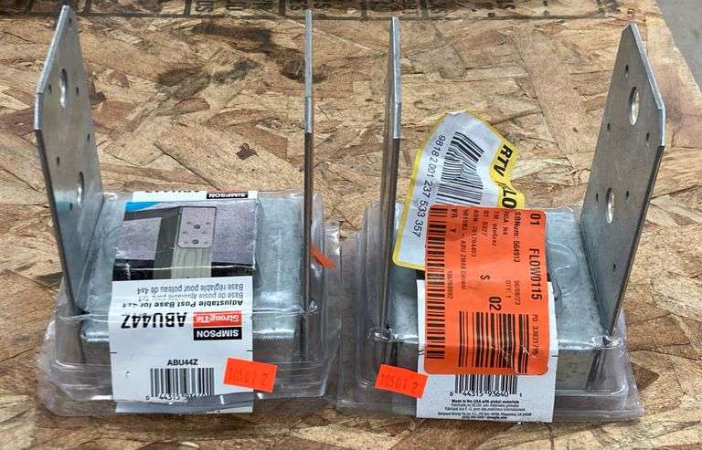 Simpson Strong-Tie ABU ZMAX Galvanized Adjustable Standoff Post Base ...