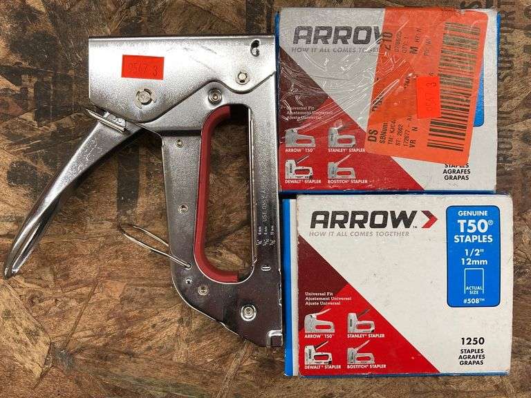 Arrow Fastener Model JT27 & 2 Packs Arrow Staples - Metzger Property ...