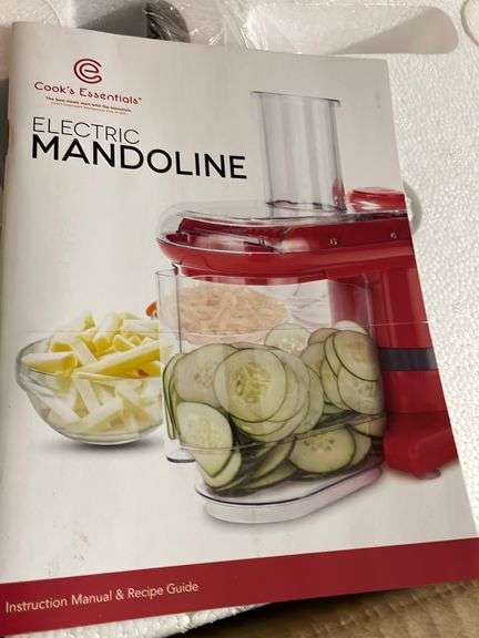 Cooks essentials electric mandoline NIB - Metzger Property Services LLC