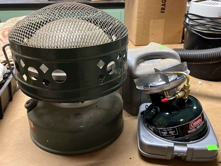Coleman heater 67' and 508 stove with Case - Metzger Property Services, LLC