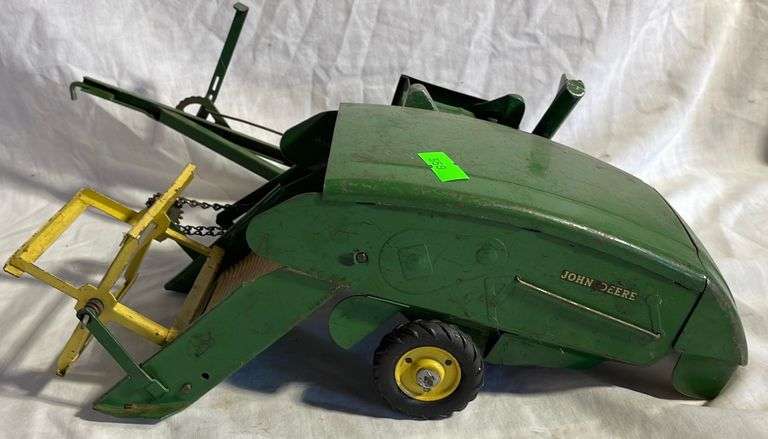 Vintage Metal Pull Behind John Deere Combine - Metzger Property ...