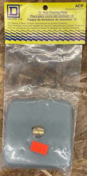 Square D - ACPCP Square D, Blank ACP Hub Closing Plate - Metzger ...