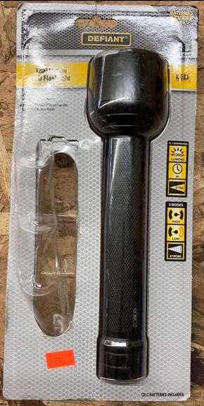 Defiant 1200 Lumen LED Flashlight - Missing Batteries - Metzger ...
