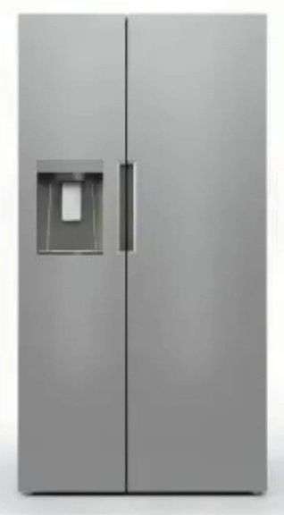 Midea 26.3 Cu. Ft. Stainless Steel Side-by-Side Refrigerator Model ...