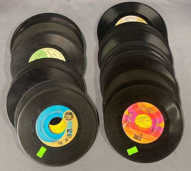45-RPM Record Assortment including Sonny & Cher, Cowsills, Peter Doyle ...