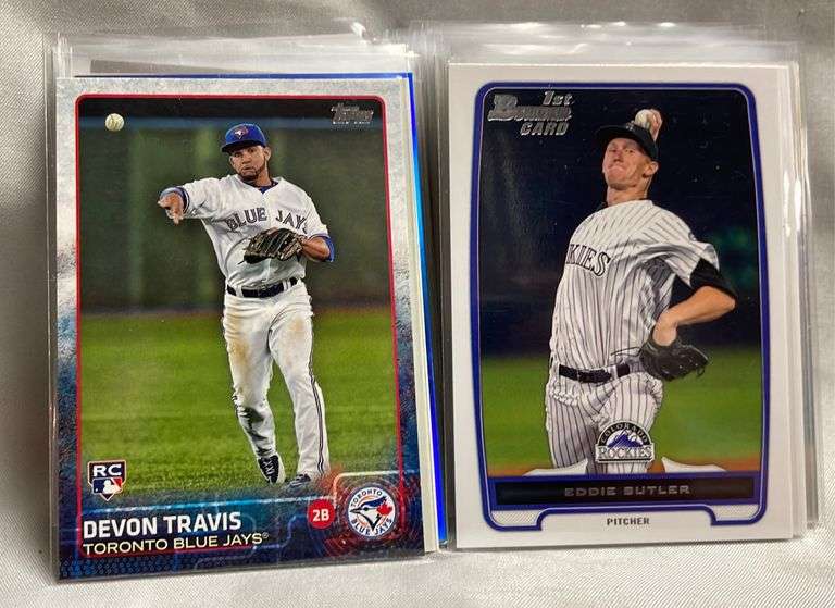 Baseball Card Assortment Including Devon Travis And Eddie Butler 