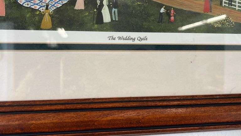 Barbara Appleyard signed and numbered print - "Wedding Quilt" in 22x17 ...