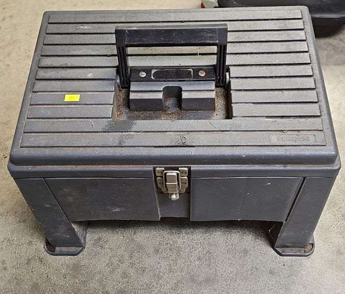Step in Store Tool Box, 17"x 12", with Tools and Hardware - Metzger ...