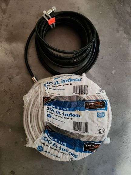 Cooper building wire indoor 100' and black cable wire - Metzger ...
