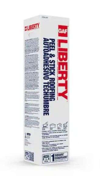 GAF Liberty SBS Self-Adhering Cap Sheet White 100 sq ft - Metzger ...