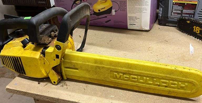 McCulloch power Mac 320 power saw 14" - Metzger Property Services LLC
