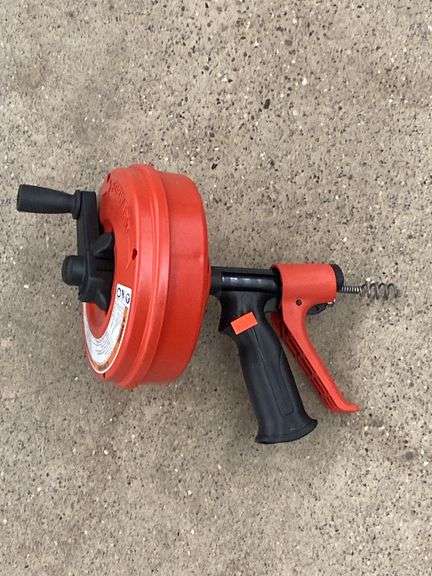 RIDGID Power Spin+ 1/4 in. x 25 ft. Hybrid Drain Cleaning Snake Auger ...