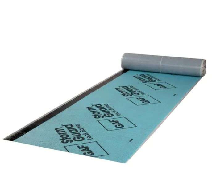 GAF StormGuard 200 sq. ft. Synthetic Patterned-Surface Peel and Stick ...