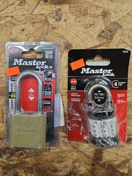 2 Combination Master Locks - Metzger Property Services, LLC