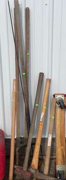 Post hole digger, pickaxe, sledge hammers, pitchfork - Metzger Property ...