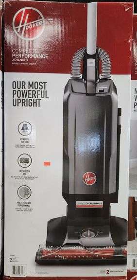 Hoover Residential Vacuum Complete Performance Advanced Bagged Upright ...