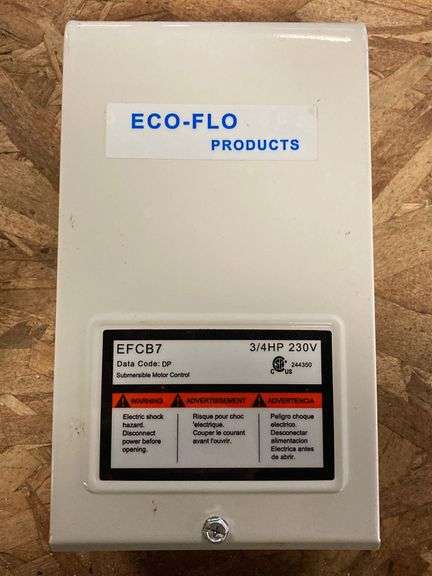 ECO FLO 3/4 HP Control Box for 4 in. Well Pump - Metzger Property ...
