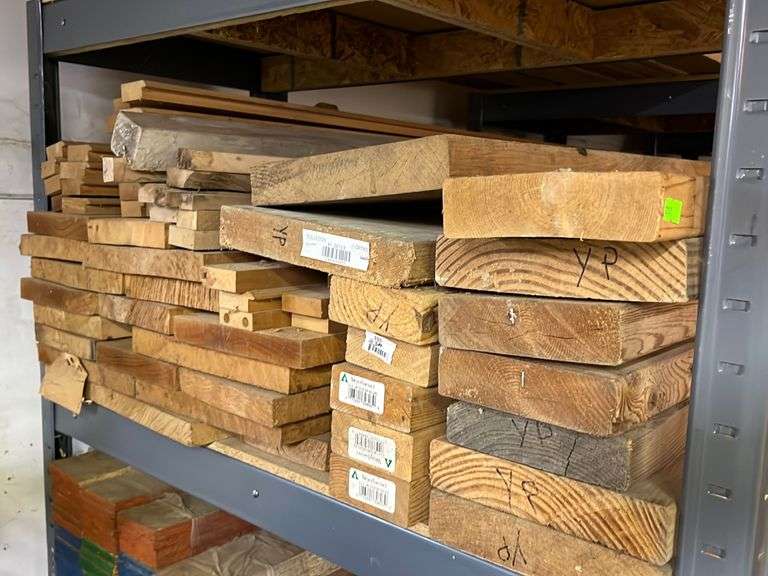 Dimensional lumber three 8ft 2x6, five 2x4 and rough sawn lumber mostly ...