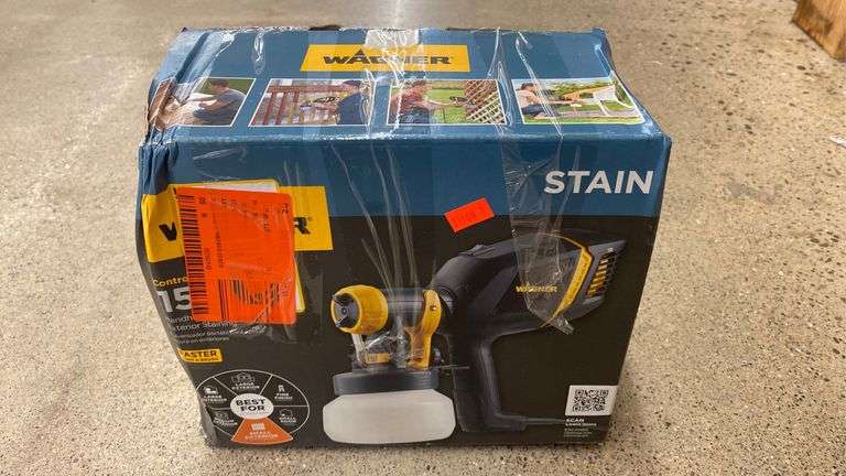 Wagner Control Stainer 150 Handheld HVLP Stain Sprayer - Metzger ...