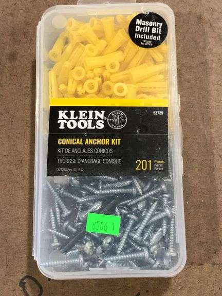 Klein Tools Conical Anchor Kit - Metzger Property Services LLC