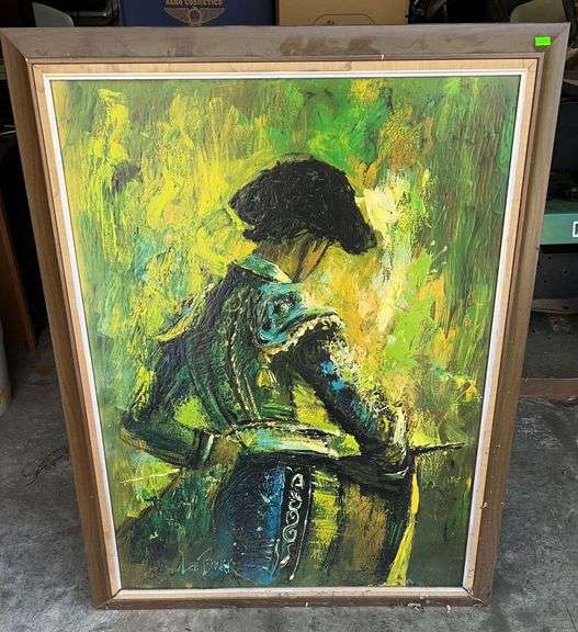 The Challenge Painting In Frame Lee Bukk 35 X45 Metzger Property