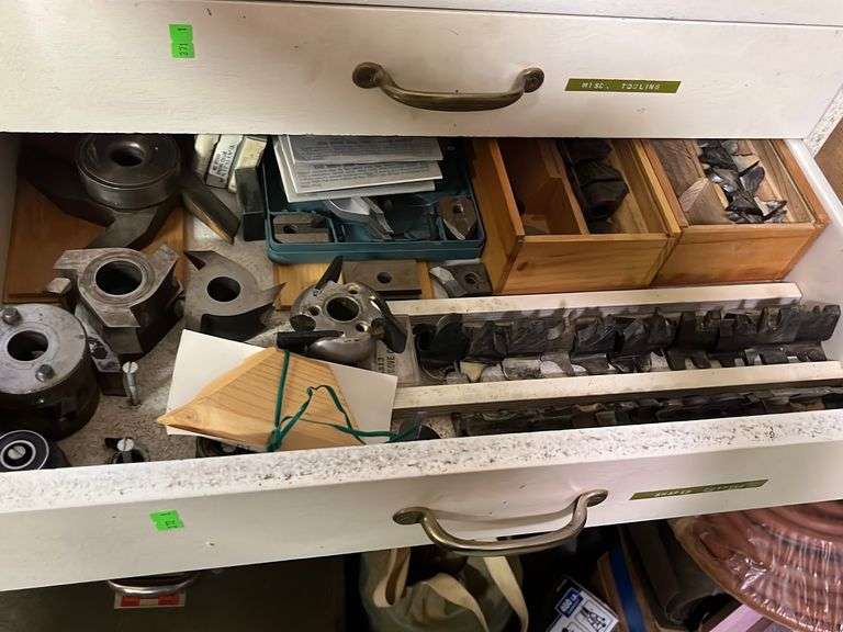 Shaper cutters & contents of drawer as shown in pictures - Metzger ...