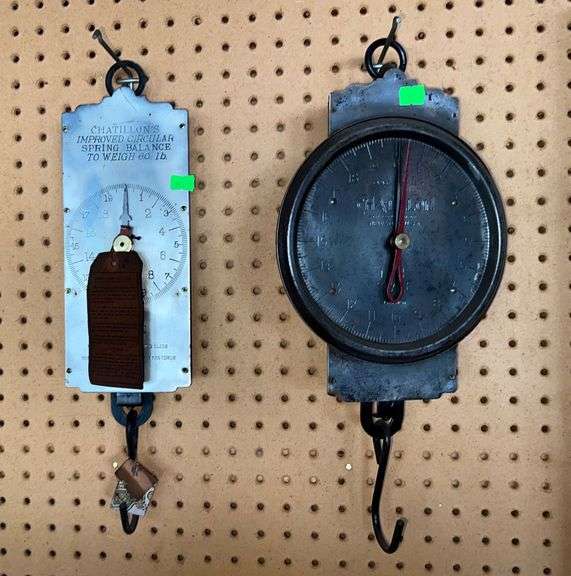 Chatillons improved circular spring balance scale, Chatillon Milk Scale ...