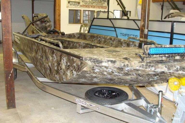 2023 Excel Boats 1860SWV4T F86 STD w/ HDR 40 MUD Buddy Hunting Boat ...