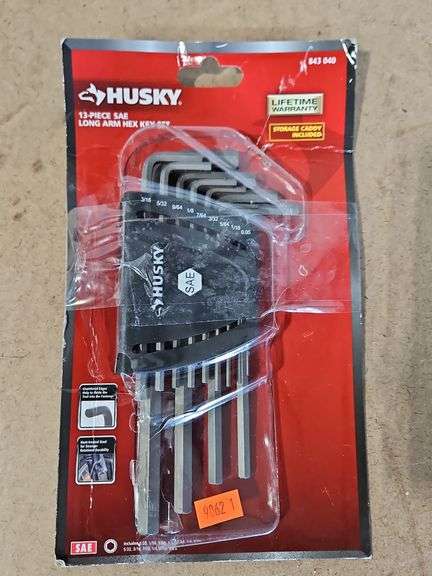 Husky 13 peice SAE Long Arm Hex Key Set - Metzger Property Services LLC