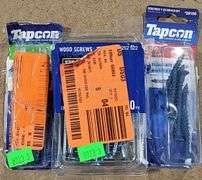Tapcon 1/4" x 1-3/4" Resist Head Snaps, Everbilt Wood Screws and Tapcon ...