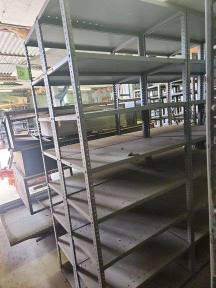 Shelving unit bolted together 36x72x86" - Metzger Property Services, LLC
