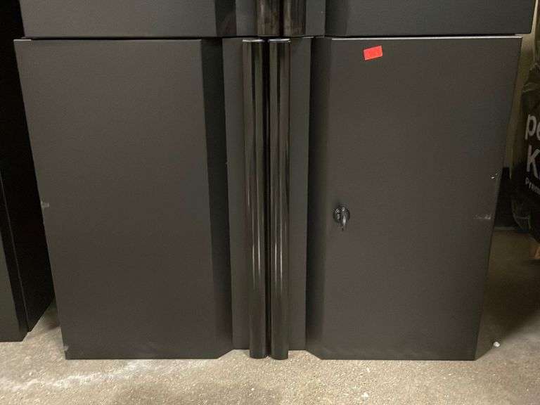 Husky Heavy Duty Welded 20-Gauge Steel Wall Mounted Garage Cabinet in ...