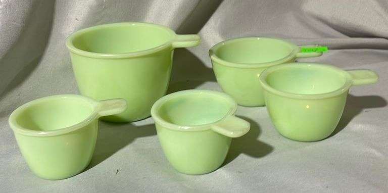 Jadeite measuring cups - Metzger Property Services, LLC