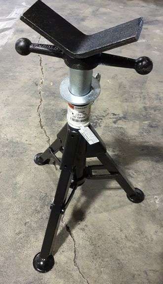 SUMNER, LO FOLD A JACK 2,500 lb Max Load Capacity, Folding Leg, Metal ...