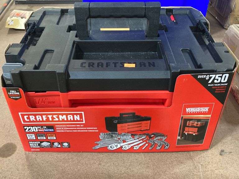 Craftsman 230-Piece Versastack Mechanics Tool Set - Metzger Property ...