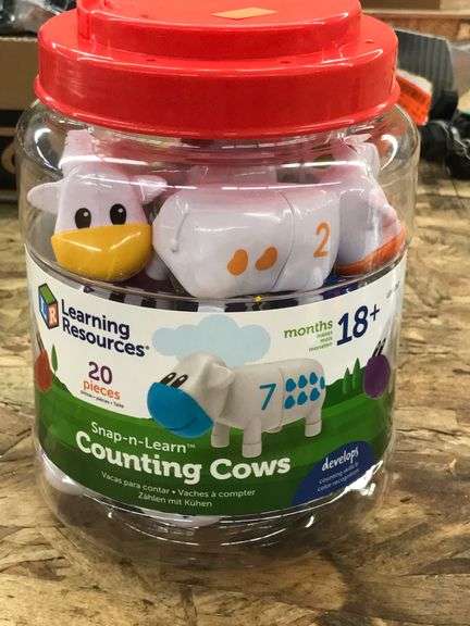 Learning Resources Snap-n-Learn Counting Cows Toy Set-20 pieces - Metzger Property Services, LLC