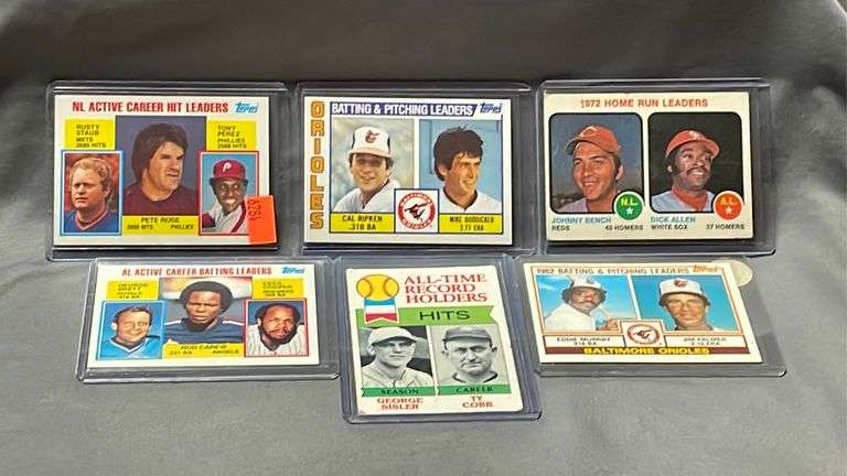 6 - Topps Baseball Leaders Cards - Metzger Property Services, LLC