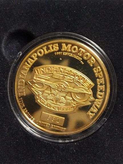 Indianapolis Motor Speedway Bronze Commemorative Coin - Metzger ...