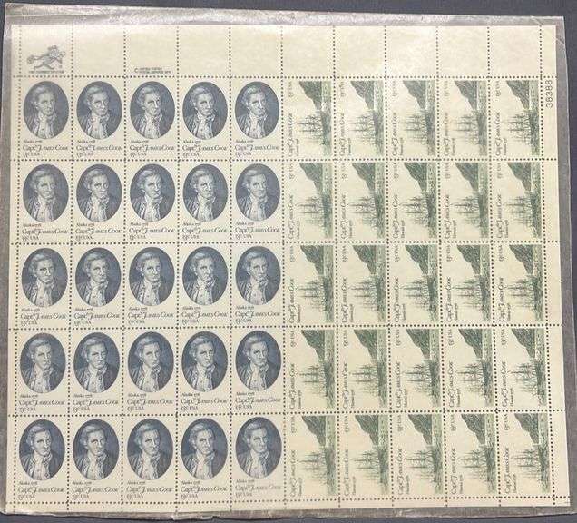 5 Sheets of 13 Cent Stamps - Metzger Property Services, LLC