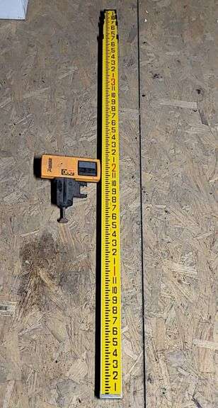 Joshson Sided Laser Detector and Johnson Leveling Rod - Metzger ...