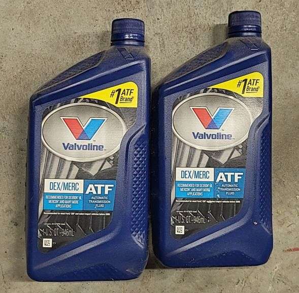 2 Valvoline DEX/ MERC Automatic Transmission Fluid, 1 Quart Bottles ...
