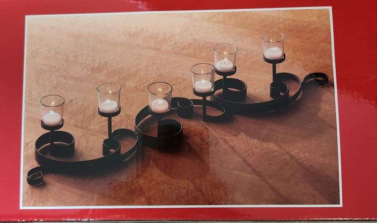 Swirl Metal Candle Runner - Metzger Property Services, LLC