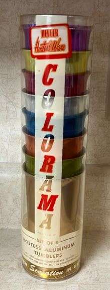 Colorama aluminum tumblers new in package - Metzger Property Services, LLC