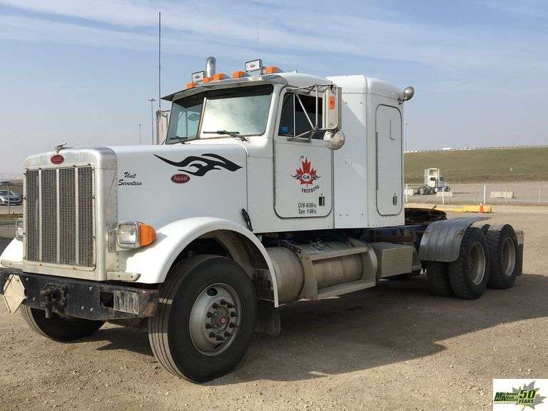 2001 Peterbilt 378 T/A Wet Kit Sleeper Tractor - Michener Allen ...