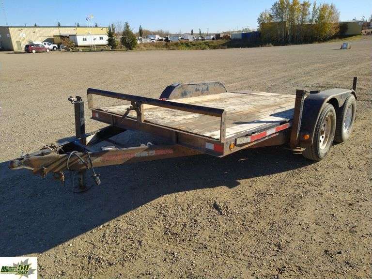 2011 Double A Trailer 12Ft 4in X 7Ft T/A Utility Trailer - Michener ...