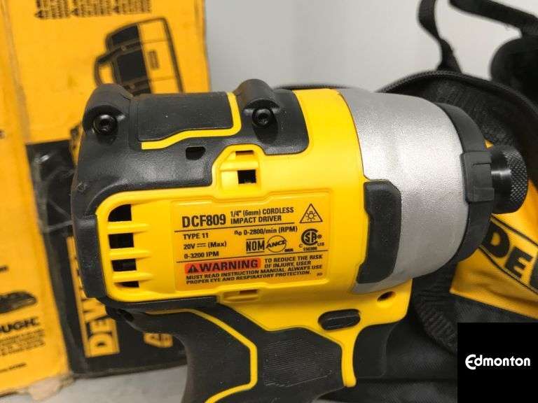 DeWalt DCF809 20V Impact Driver *NO BATTERY* - Michener Allen ...