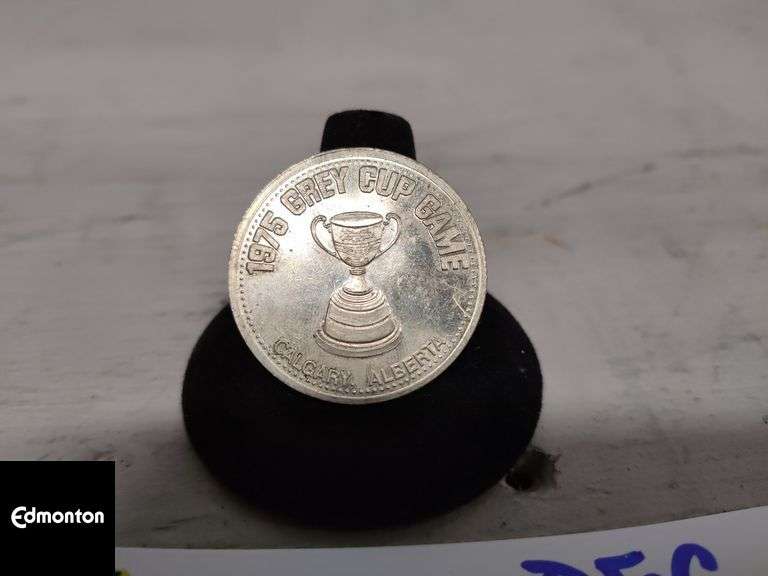 Calgary Centennial 1975 Grey Cup Coin -Qty 1 - Michener Allen ...