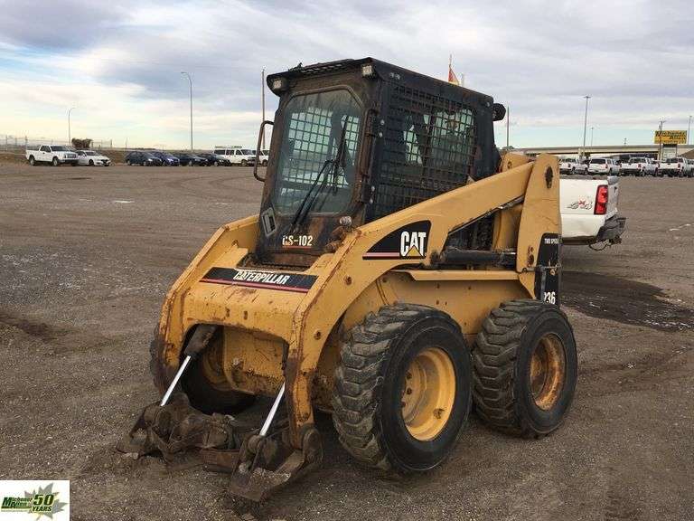 Non-Operable 2002 Caterpillar 236 Rubber Tired Skidsteer - Michener ...