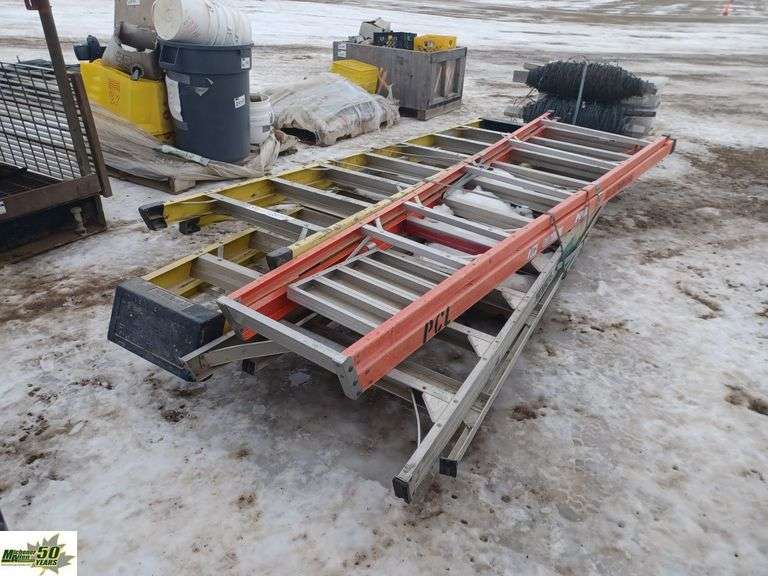 Assorted Lengths of Ladders-1 Pallet - Michener Allen Auctioneering Ltd