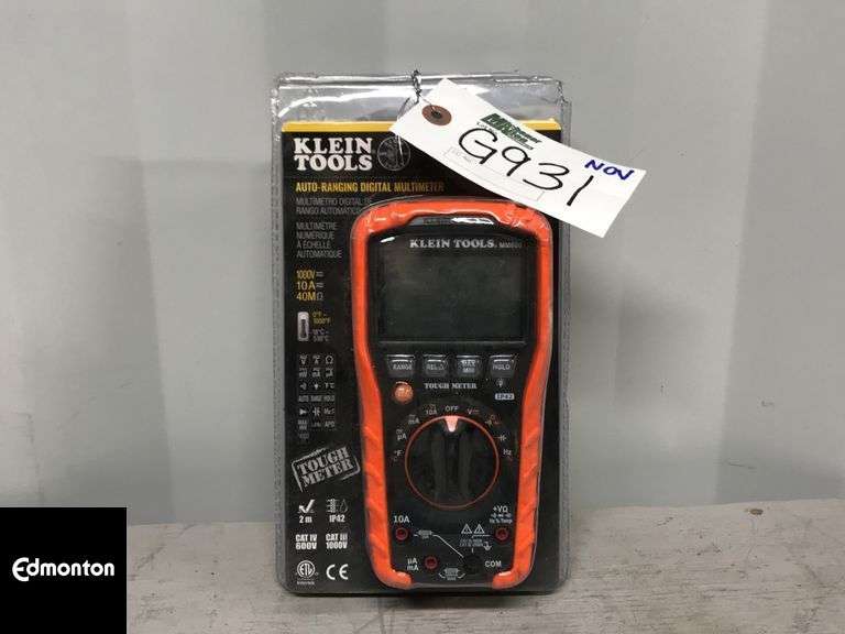 Klein Digital Multimeter - Michener Allen Auctioneering Ltd